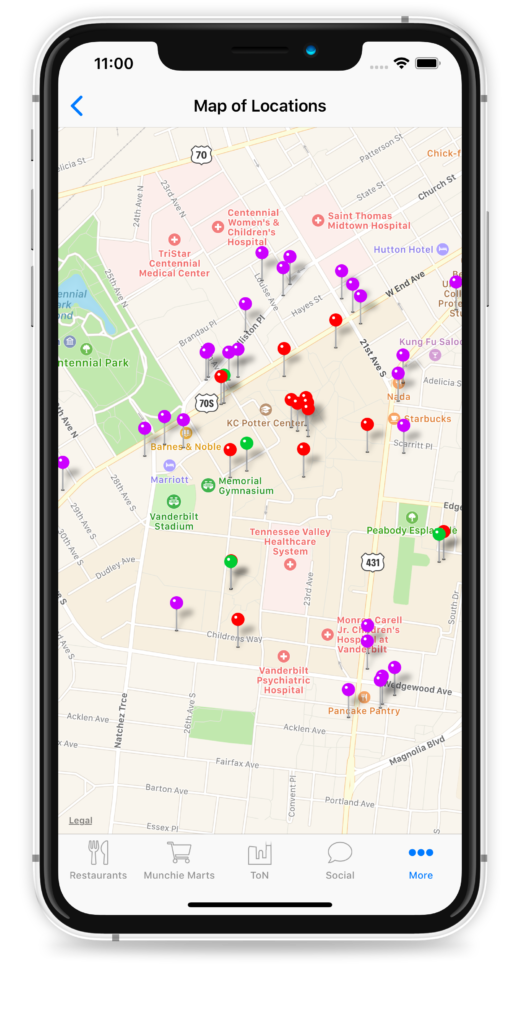 The Campus Dining App
